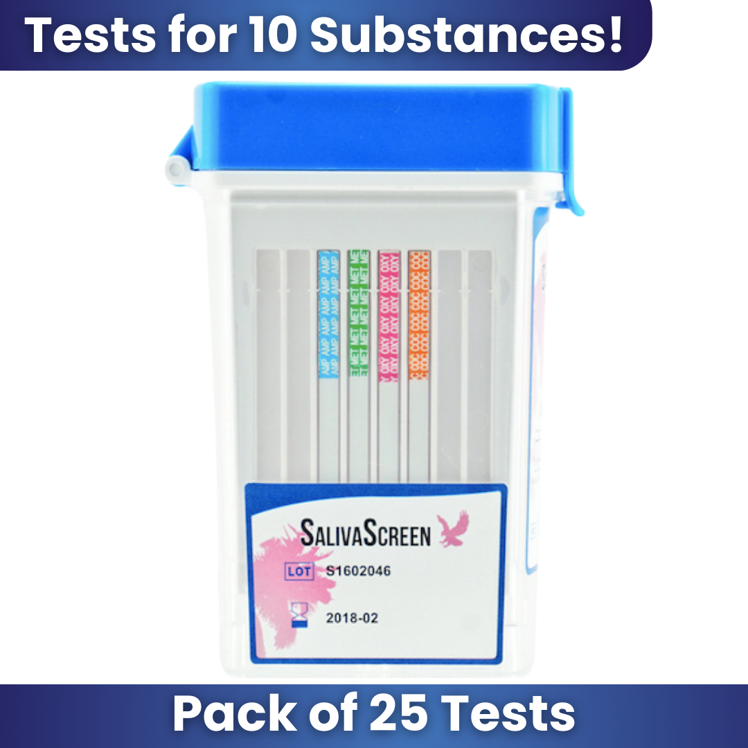 10-Panel Saliva Drug Test | Non-invasive Drug Screening Solution ...